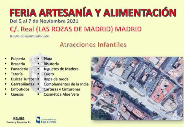 [APLAZADO] Feria de artesania y alimentacion en Las Rozas, Madrid